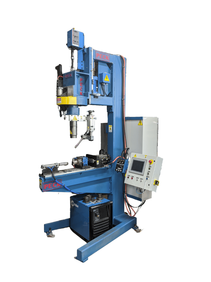 Automated Circular Spud Welder | Cecil Peck | Summit Machine Solutions